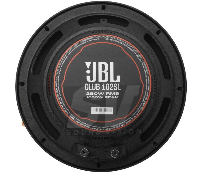 Jbl 102SL Shallow Mount Subwoofer 🔊 – Sound Vision