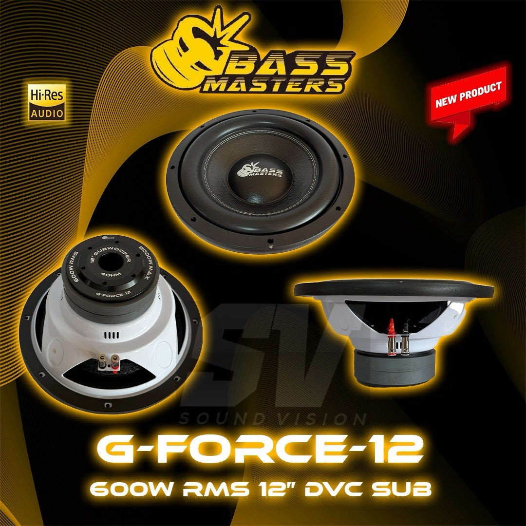 Bassmasters 12” G-FORCE subwoofer 🔊 – Sound Vision