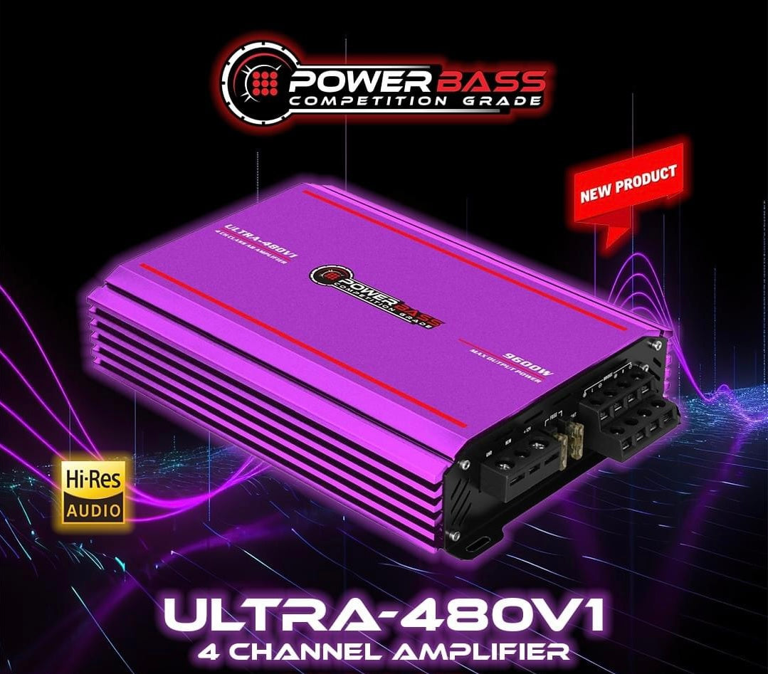 Powerbass Ultra-480V1 4Ch Amplifier – Sound Vision