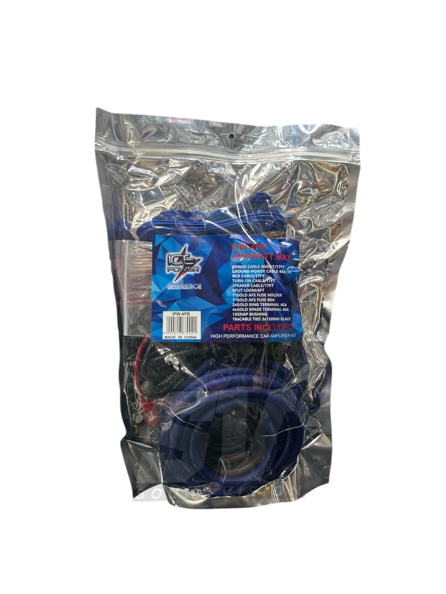 Ice power 4Ga Cable kit – Sound Vision