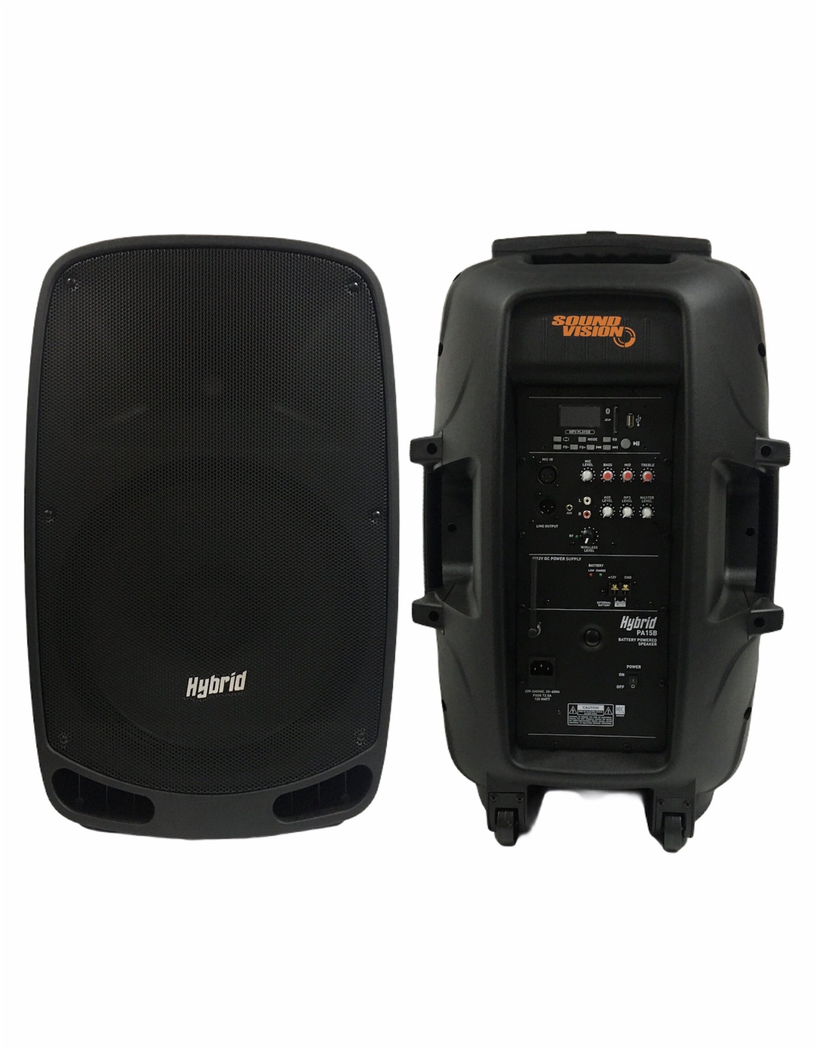 Hybrid PA15B Active speaker (Battery) – Sound Vision
