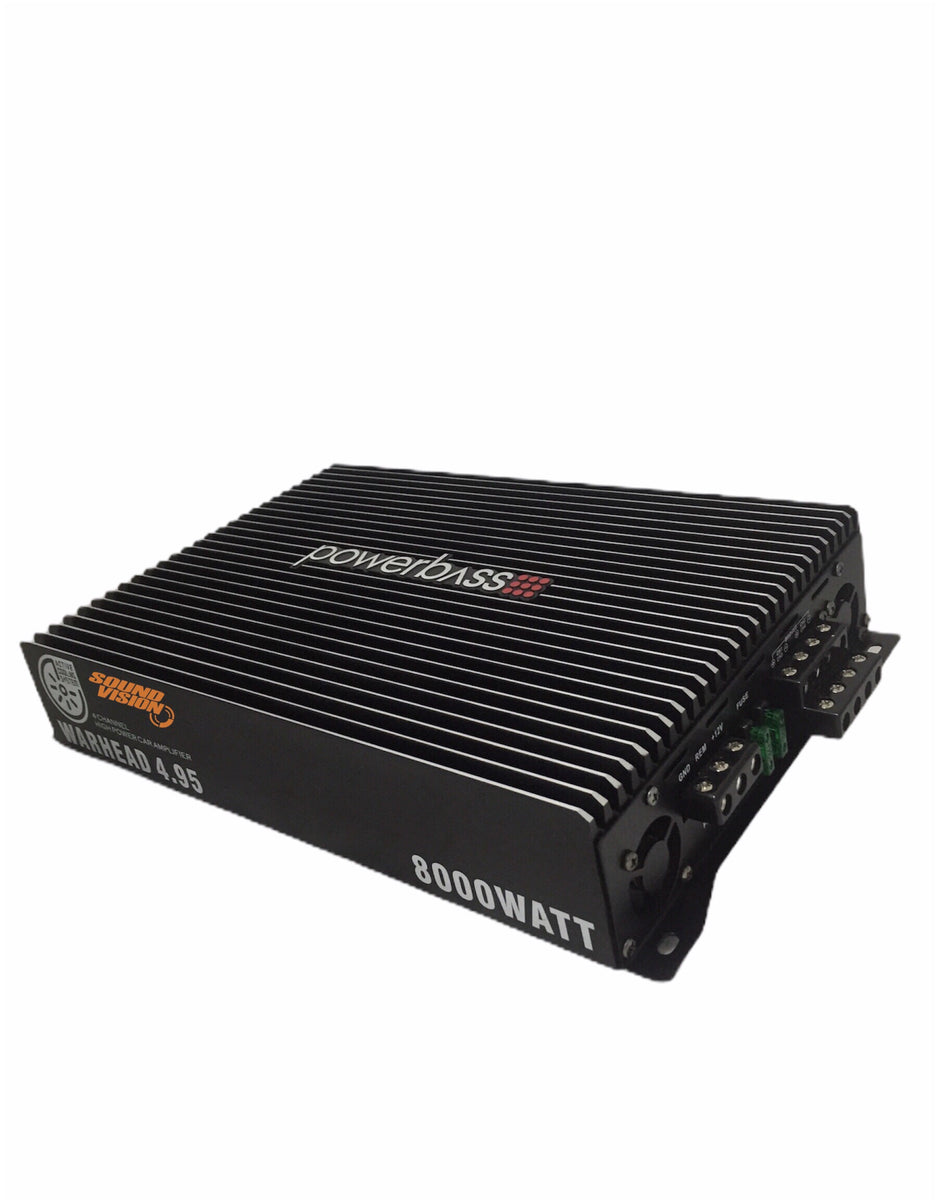 Powerbass Warehouse 4.95 4CH Amplifier – Sound Vision